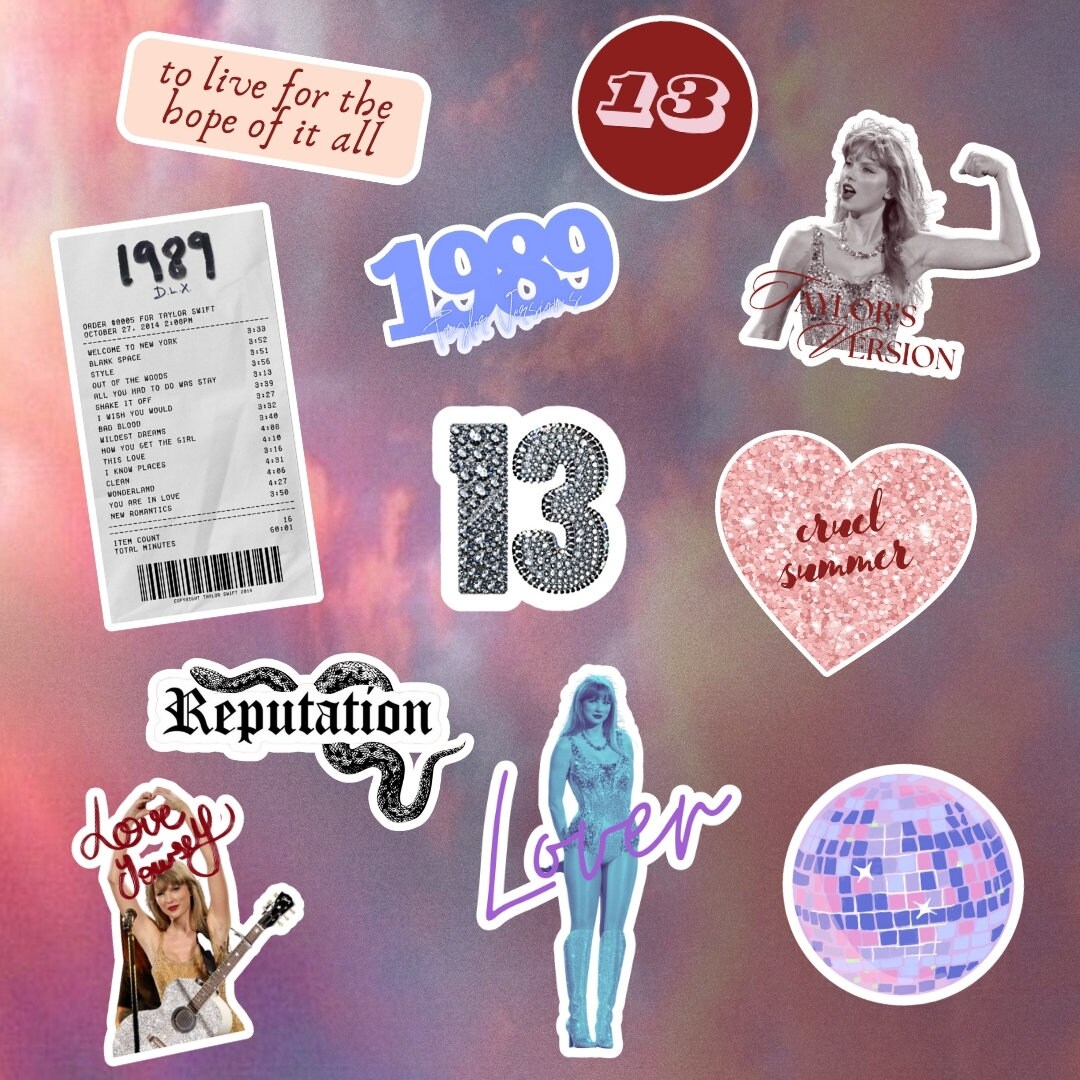 Taylor Swiftie Sticker, Taylor Swift Sticker,laptop Sticker,sticker ...