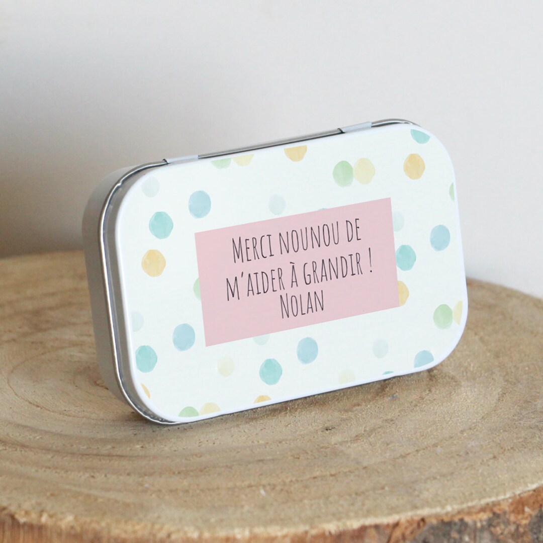 Custom Box Original Personalized Nanny Gift Soap Box Thank You Nanny ...