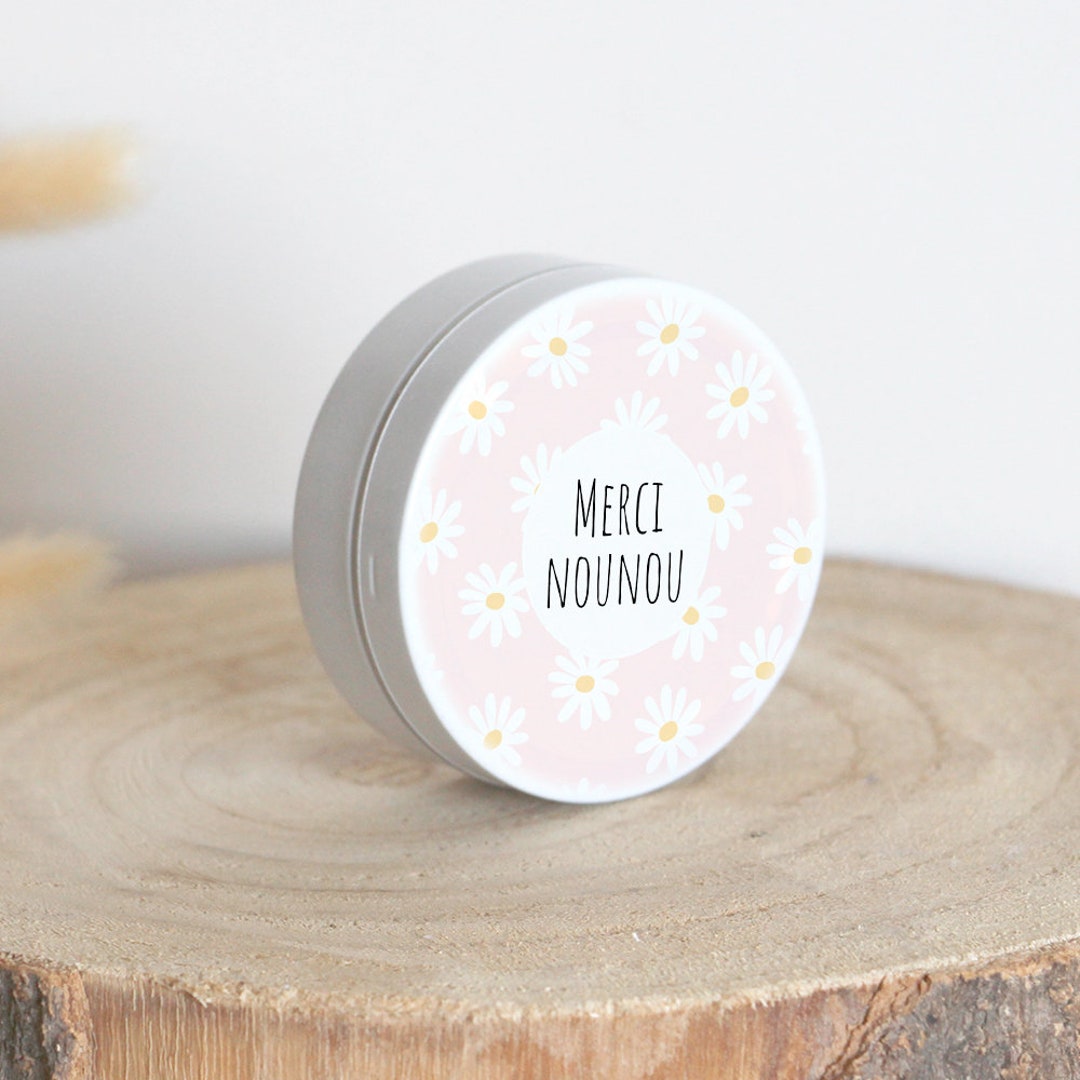 Custom Box | Original Personalized Nanny Gift | Round Candy Box | Thank ...