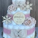 Little Snowflake Diaper Cake Baby Shower Gift Baby Girl Gift Baby ...