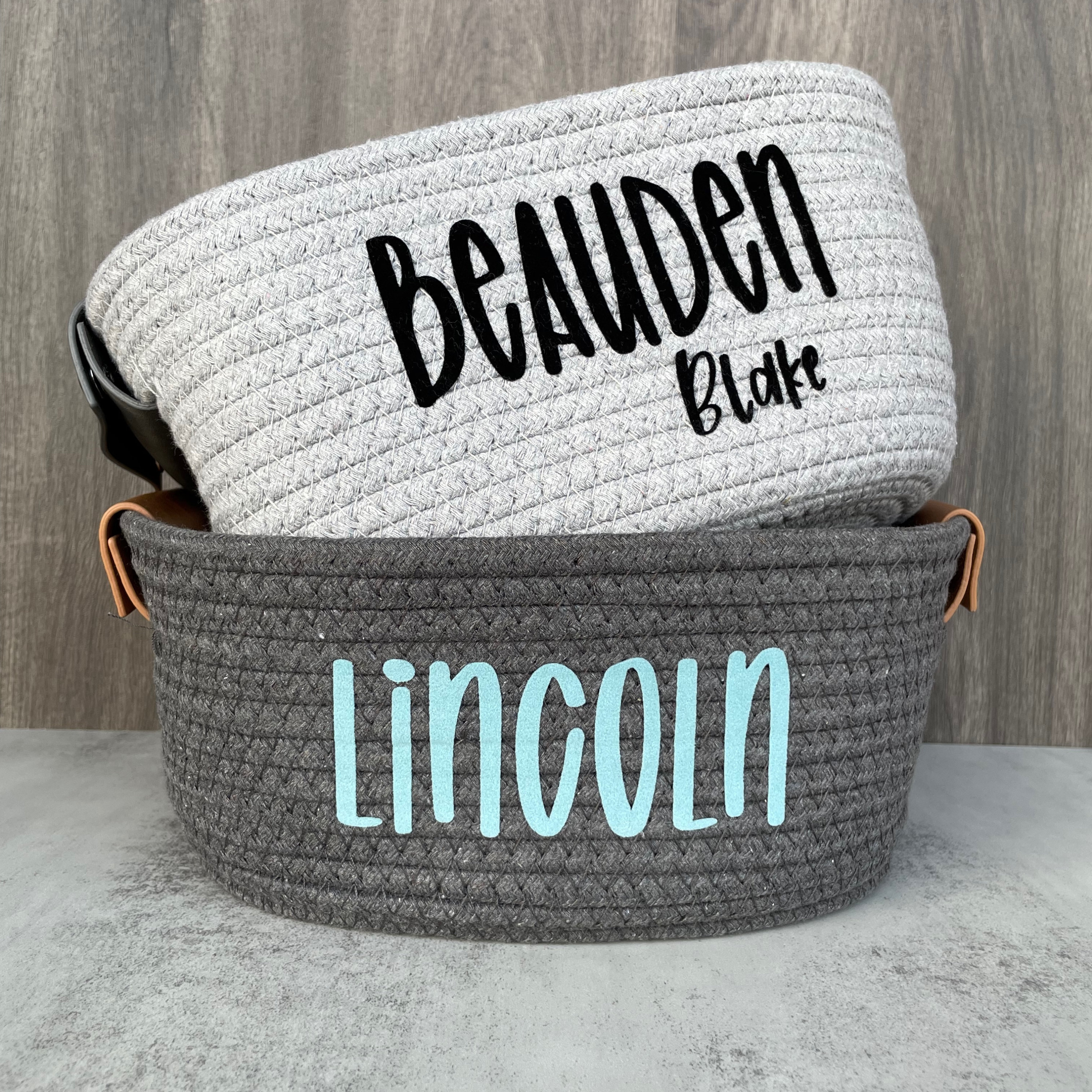 Personalized Basket Baby Shower Basket Custom Name Basket - Etsy
