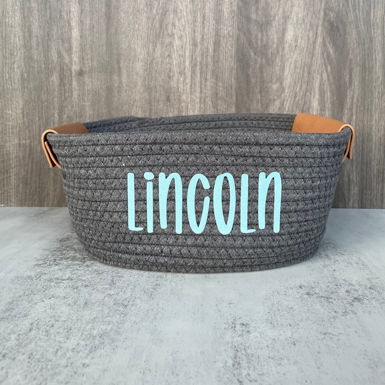 Personalized Basket Baby Shower Basket Custom Name Basket - Etsy