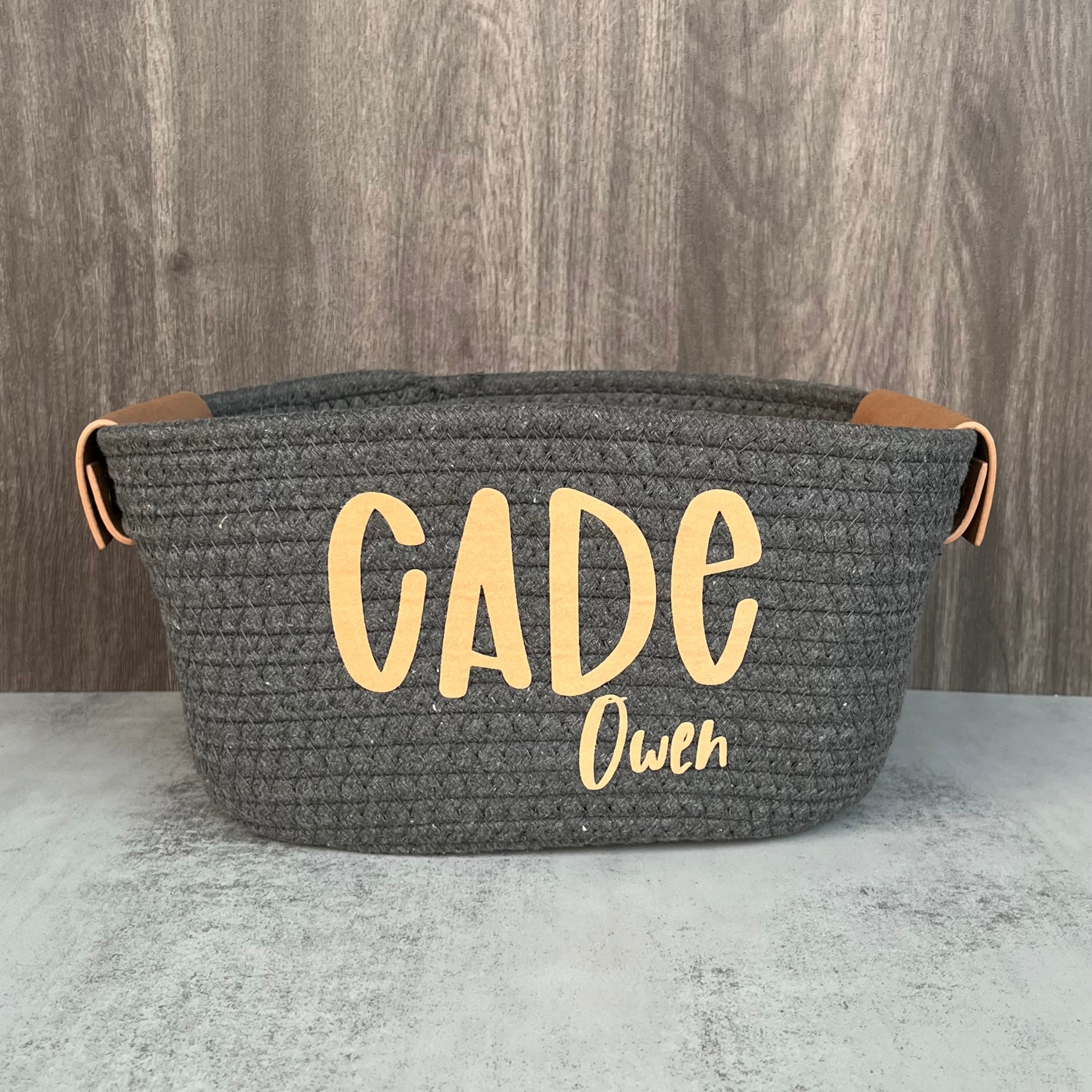 Personalized Basket Baby Shower Basket Custom Name Basket - Etsy