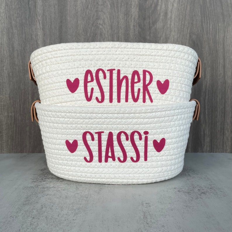Personalized Basket Baby Shower Basket Custom Name Basket - Etsy
