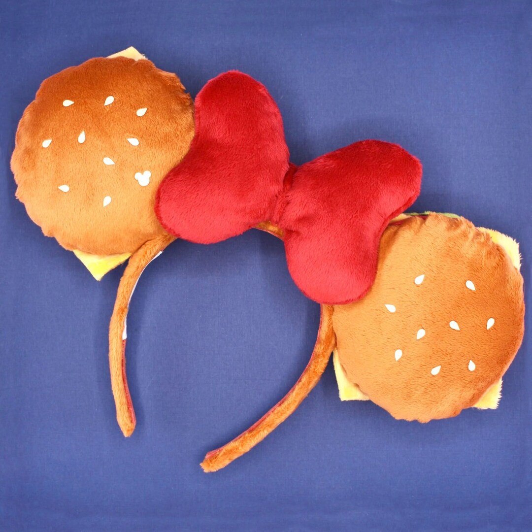 Cheeseburger Mouse Ears - Burger Ears for Any Fan of Park Snacks ...