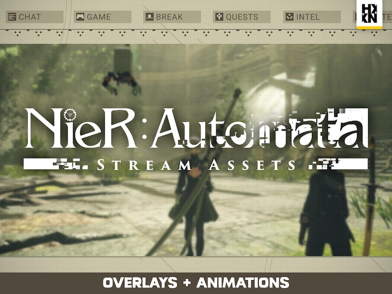 Nier Automata Stream Overlays + Animations - Etsy