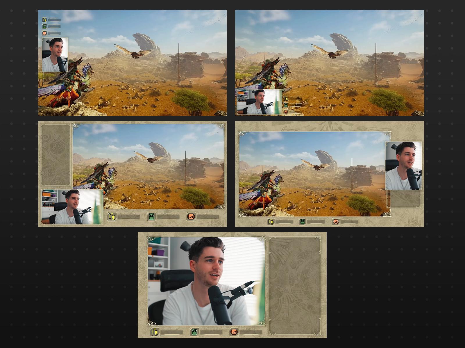 Monster Hunter Stream Overlays + Animations - Etsy