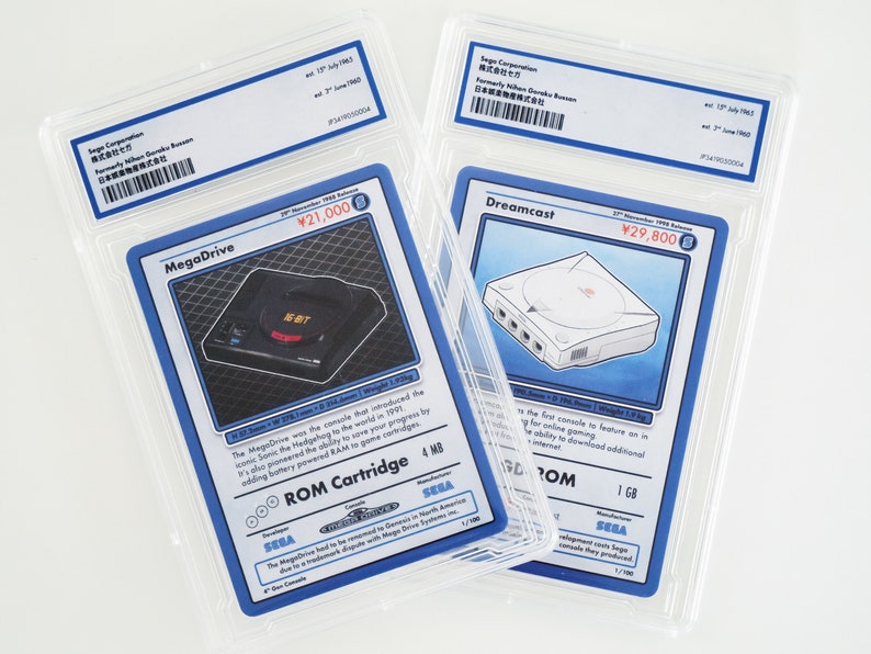 Sega Megadrive Dreamcast Console Cards Limited Print - Etsy