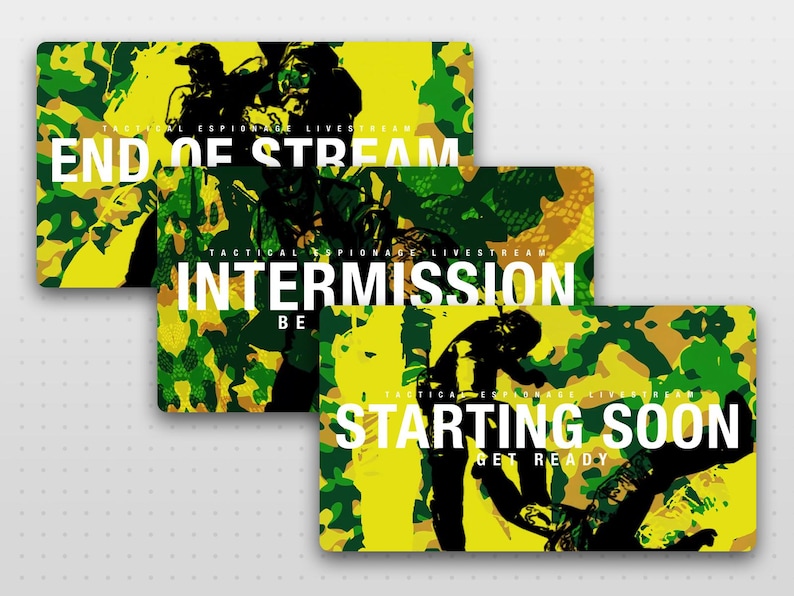 Meta Gear Solid Delta Stream Overlays + Animations + Alerts - Etsy