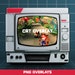 8K+ Retro CRT TV Transparent Stream Overlay - Etsy