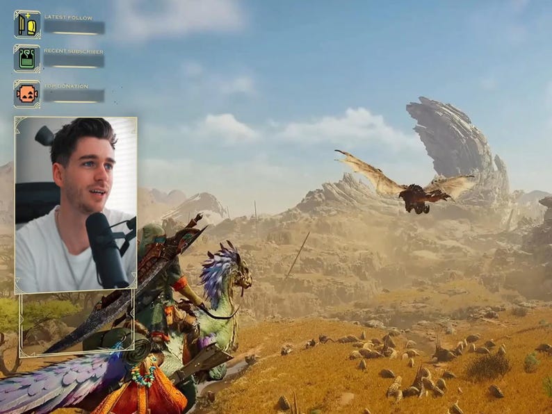 Monster Hunter Stream Overlays + Animations - Etsy