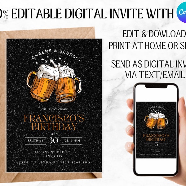 Beer Invitation - Etsy