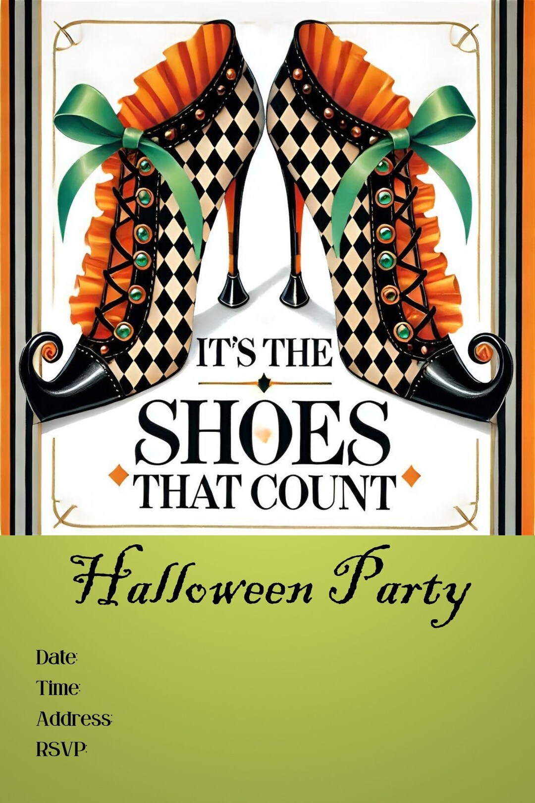 Editable Halloween Party Invitation Template, Downloadable Printable ...