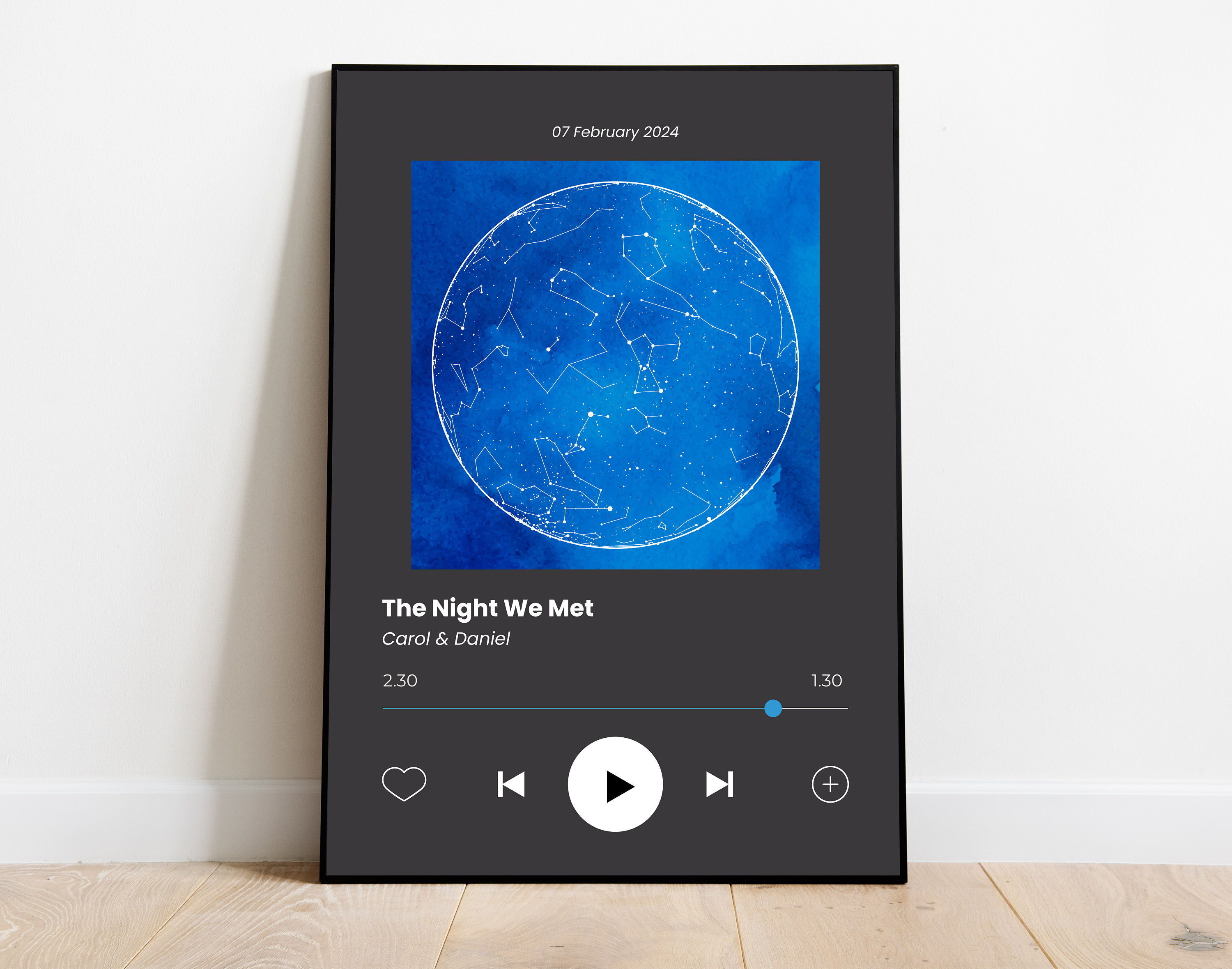 Star Map, Custom Star Map, Constellation Print, Personalized Gift ...