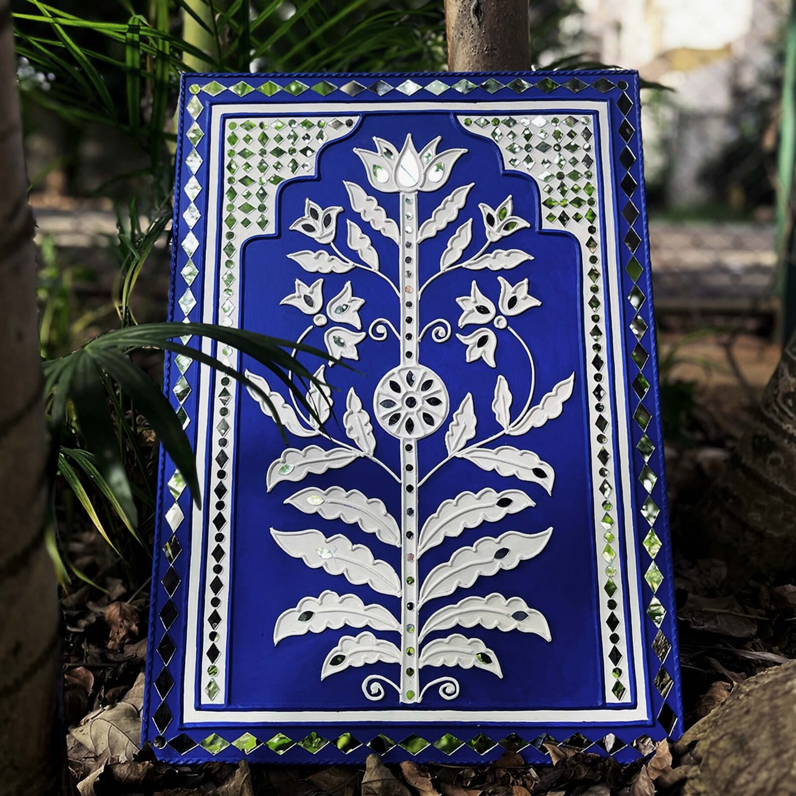 Mud Art Handmade Wall Hangings in Shades of Blue Available in Two ...