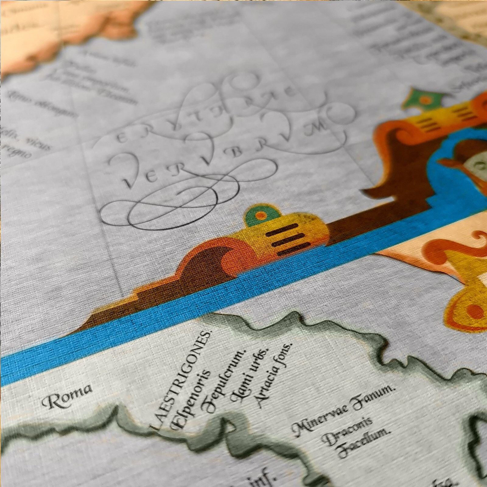 Digital Wall Art Ancient Mariners Map of Indian Ocean Roman Period Map ...