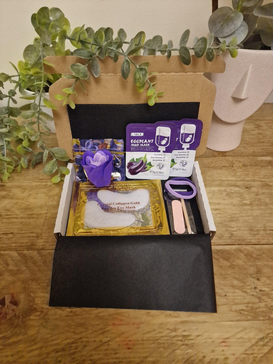 Mini Purple Spa Pamper Gift Box Thank You Gift Relaxation - Etsy UK