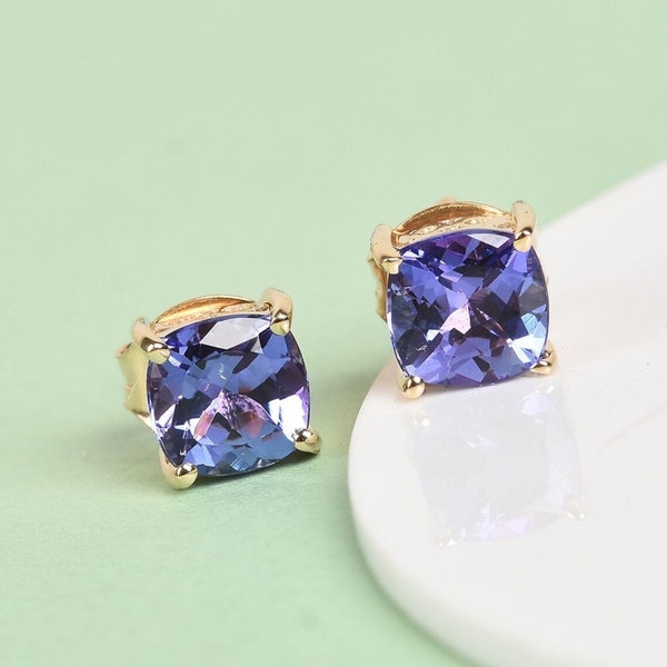 Tanzanite Earrings - Etsy