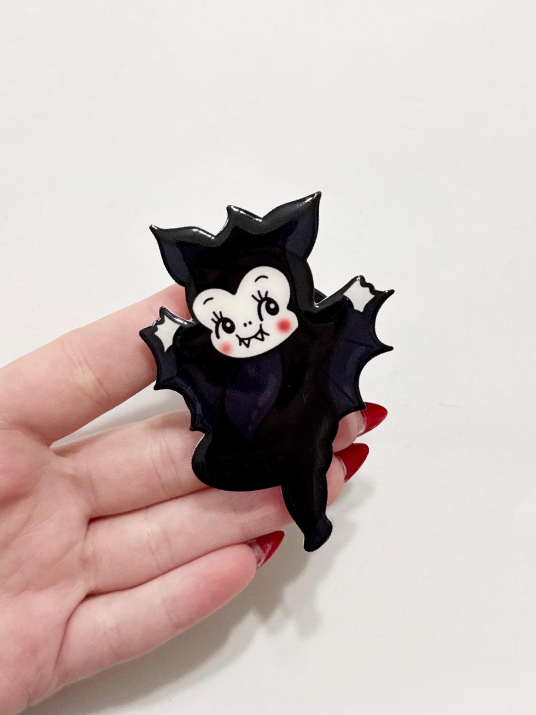 Kewpie Baby Bat Phone Grip: Spooky Halloween Style - Etsy