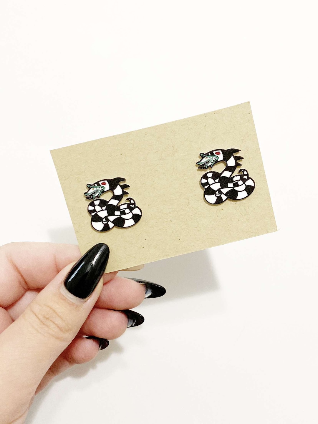 Beetle Sandworm Stud Earrings, Horror Movie Earrings, Halloween Gifts ...