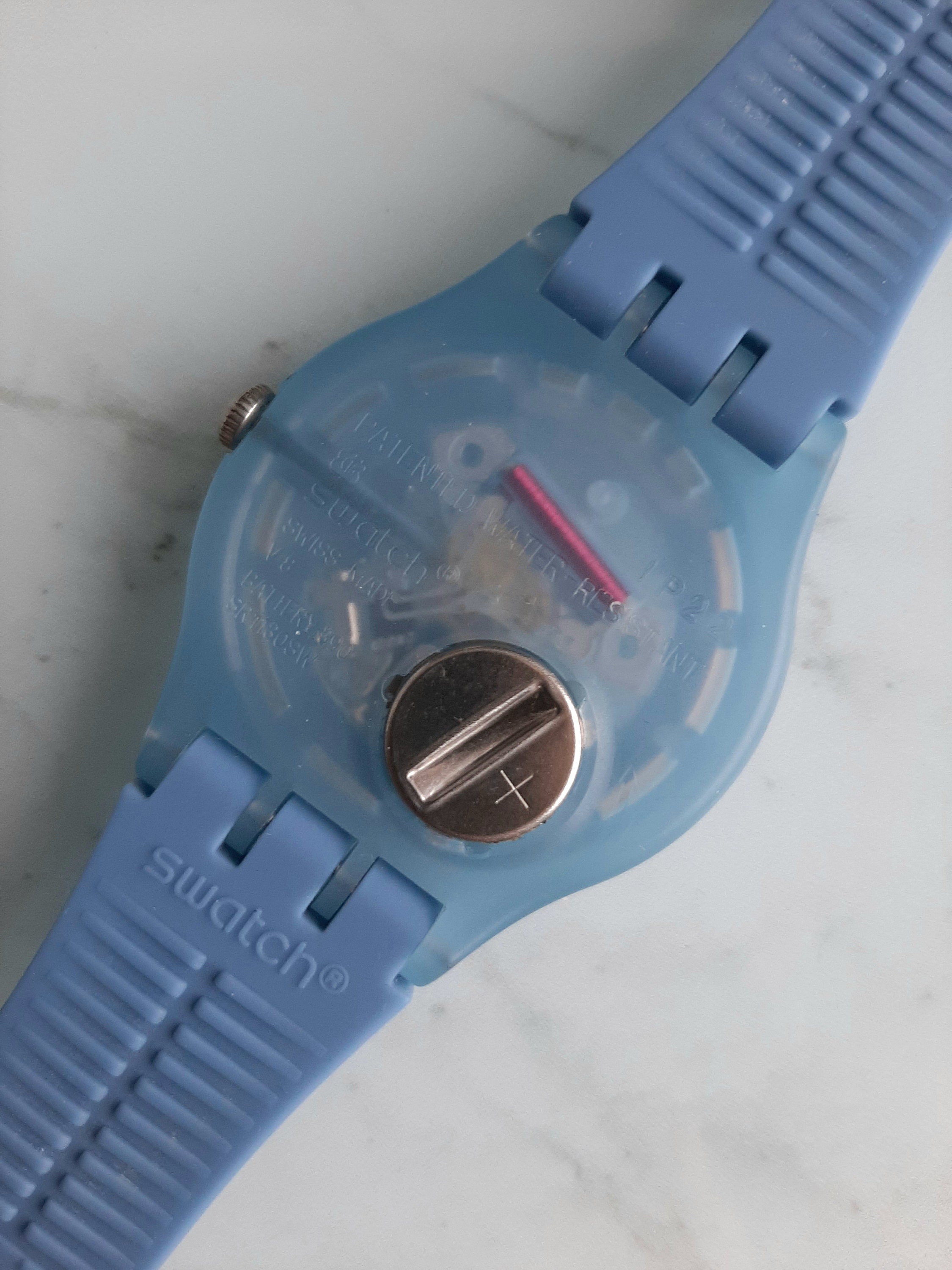 Swatch Laquered Skeleton Light Blue - Etsy