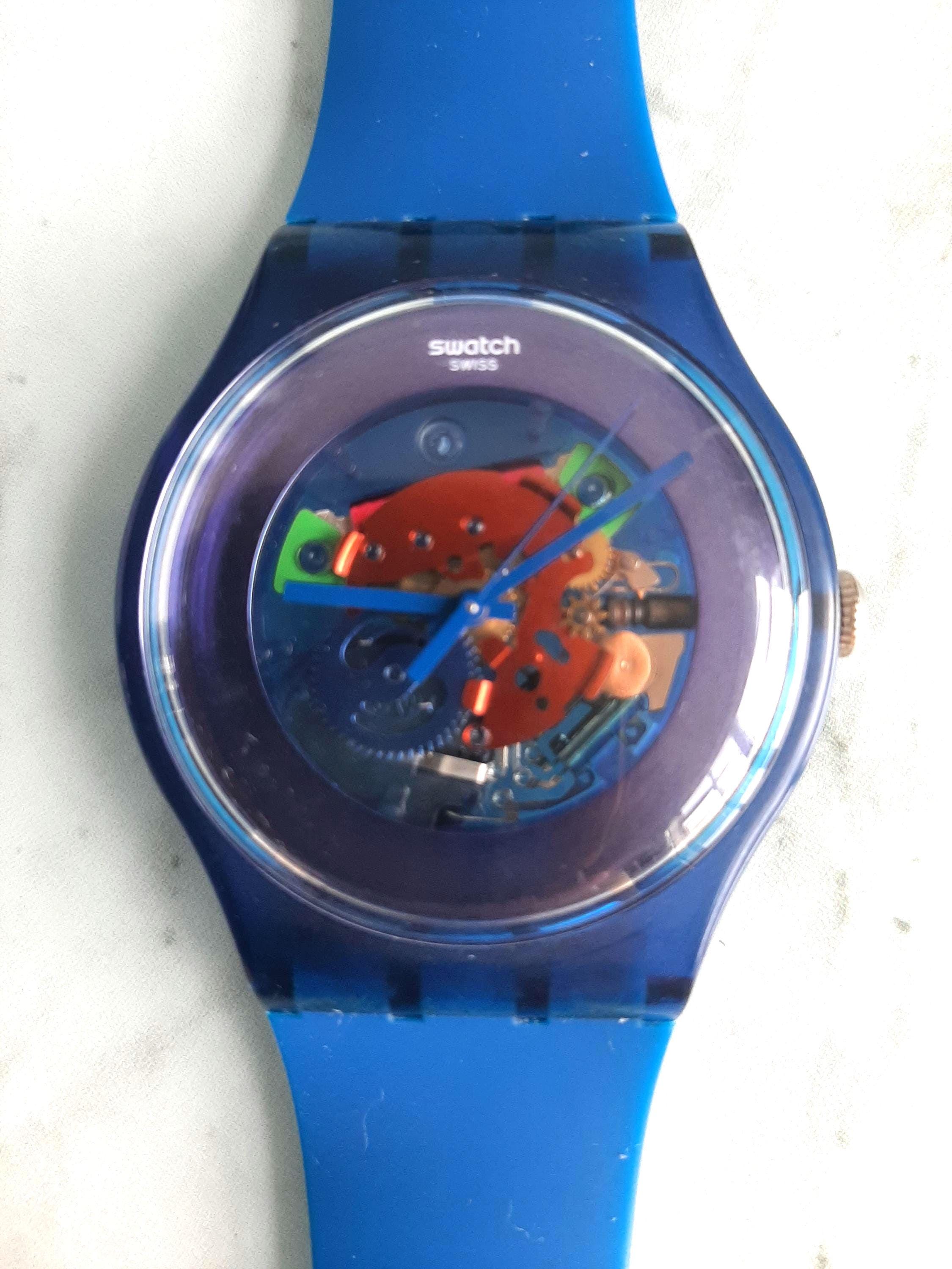 SWATCH INDIGO LACQUERED - Etsy