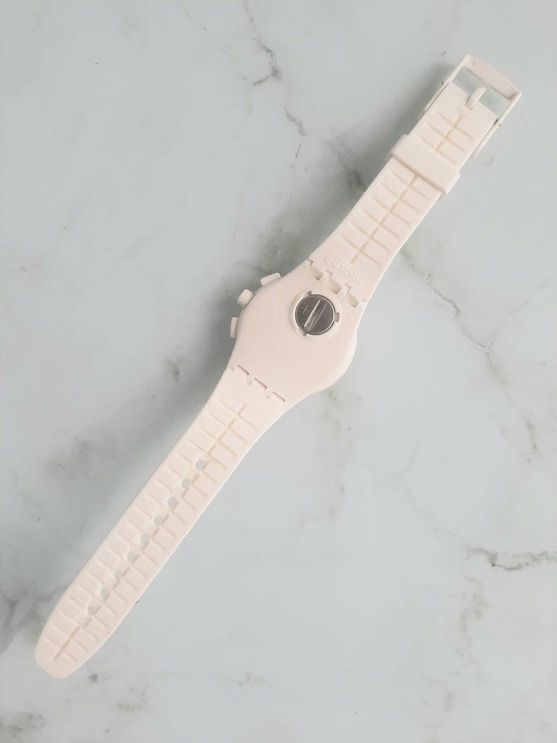 Swatch Chrono "twice Again White" SUSW402 - Etsy