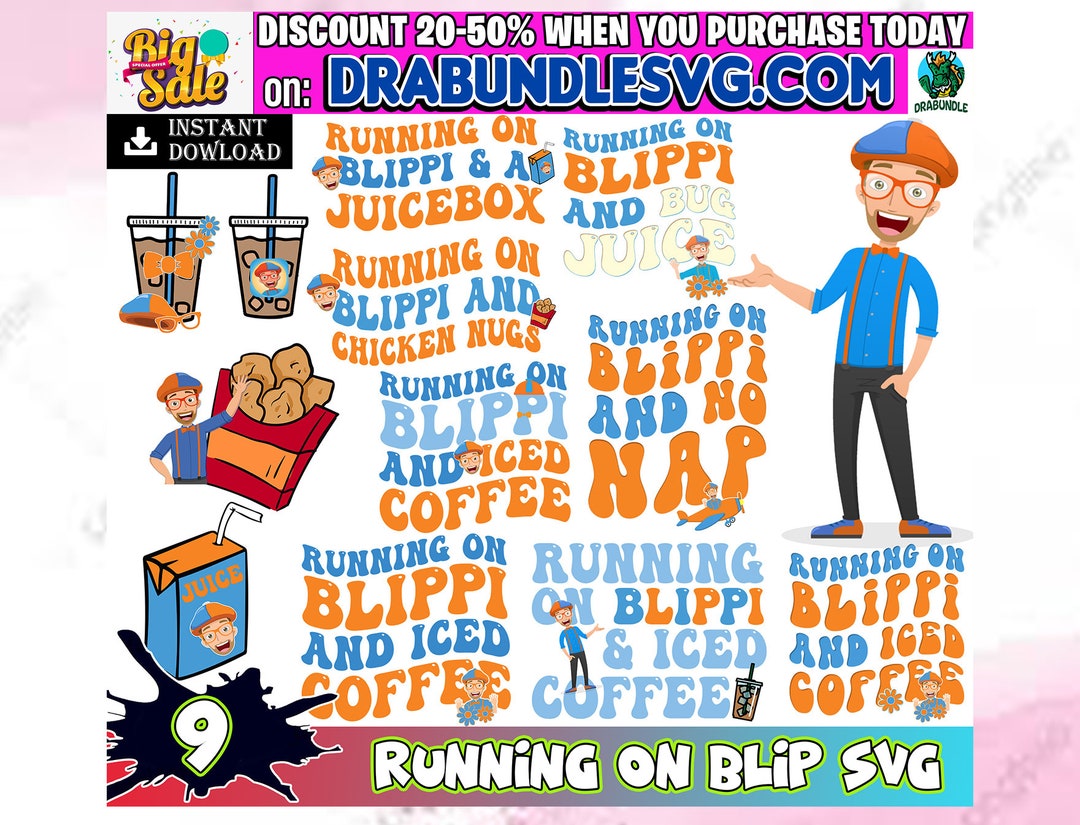 Running on Blip and No Naps Png Bundle Trend Cartoon Png - Etsy