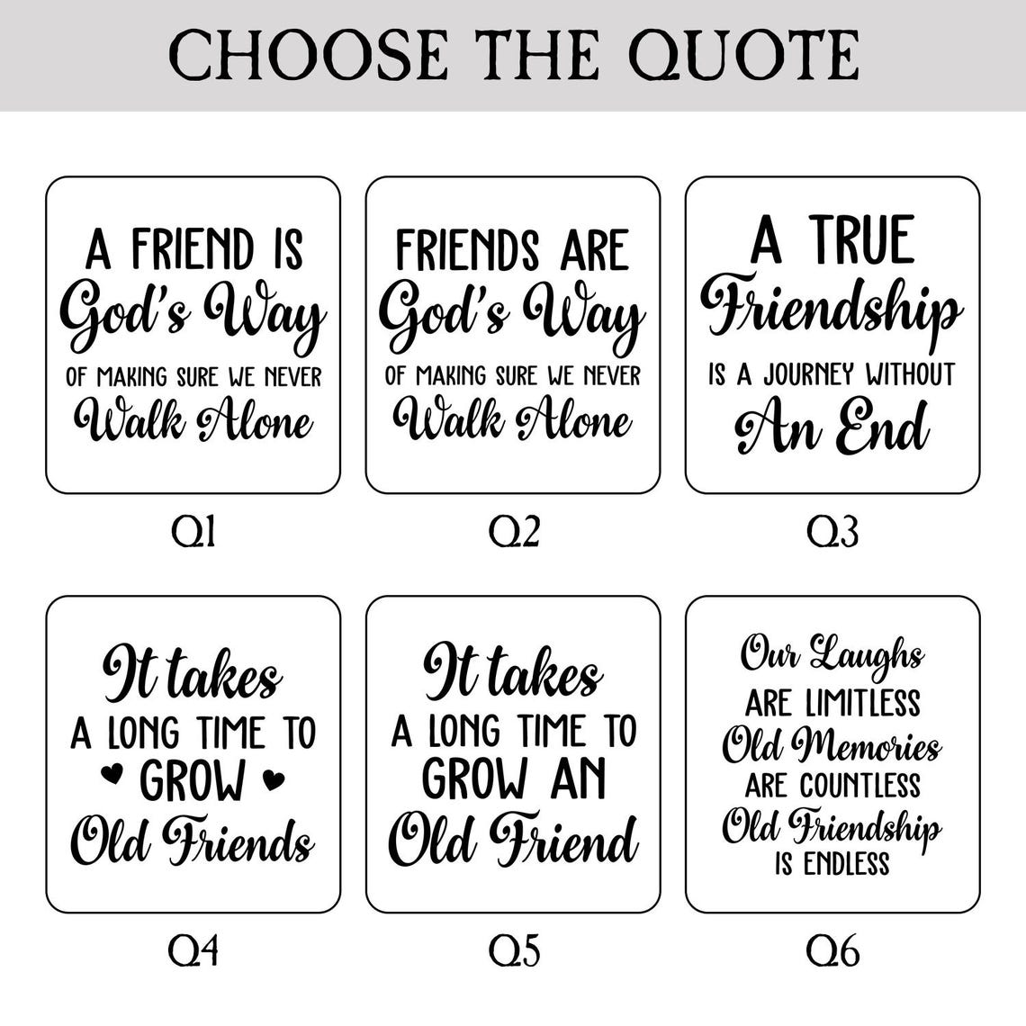 A Friend is God's Way We Never Walk Alone, Personalized Lighted Wine ...
