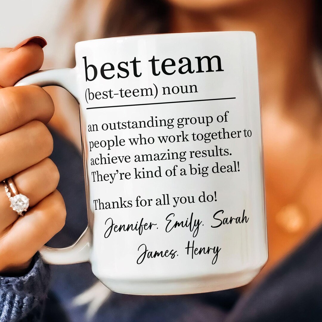 Thanks for All You Do - Best Team Coworker Appreciation Personalized ...