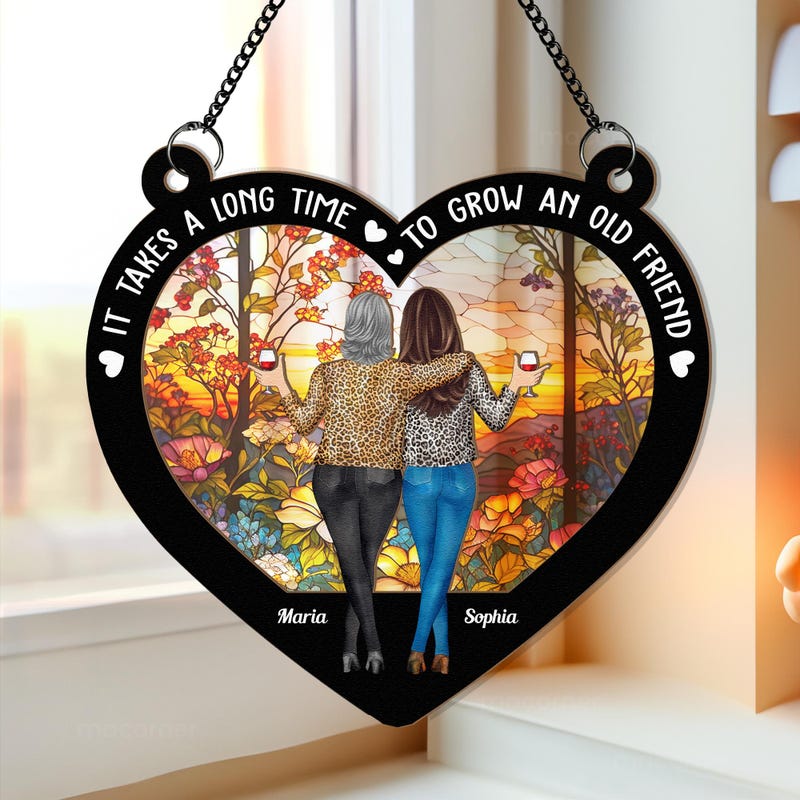 Best Friend Window Charm - Etsy UK