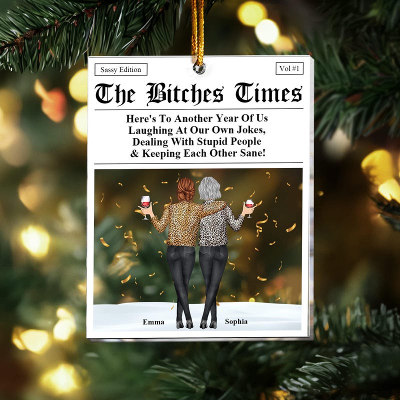 Drunk Friends Ornament - Etsy Canada