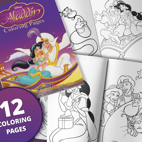 Aladdin Book - Etsy