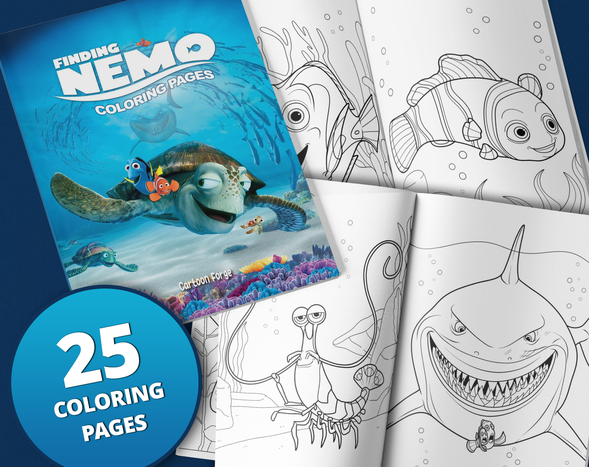 Finding Nemo Coloring Page Nemo