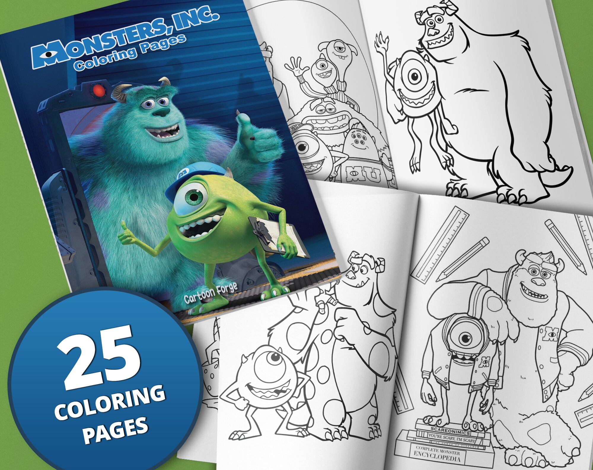 Sully Monsters Inc Coloring