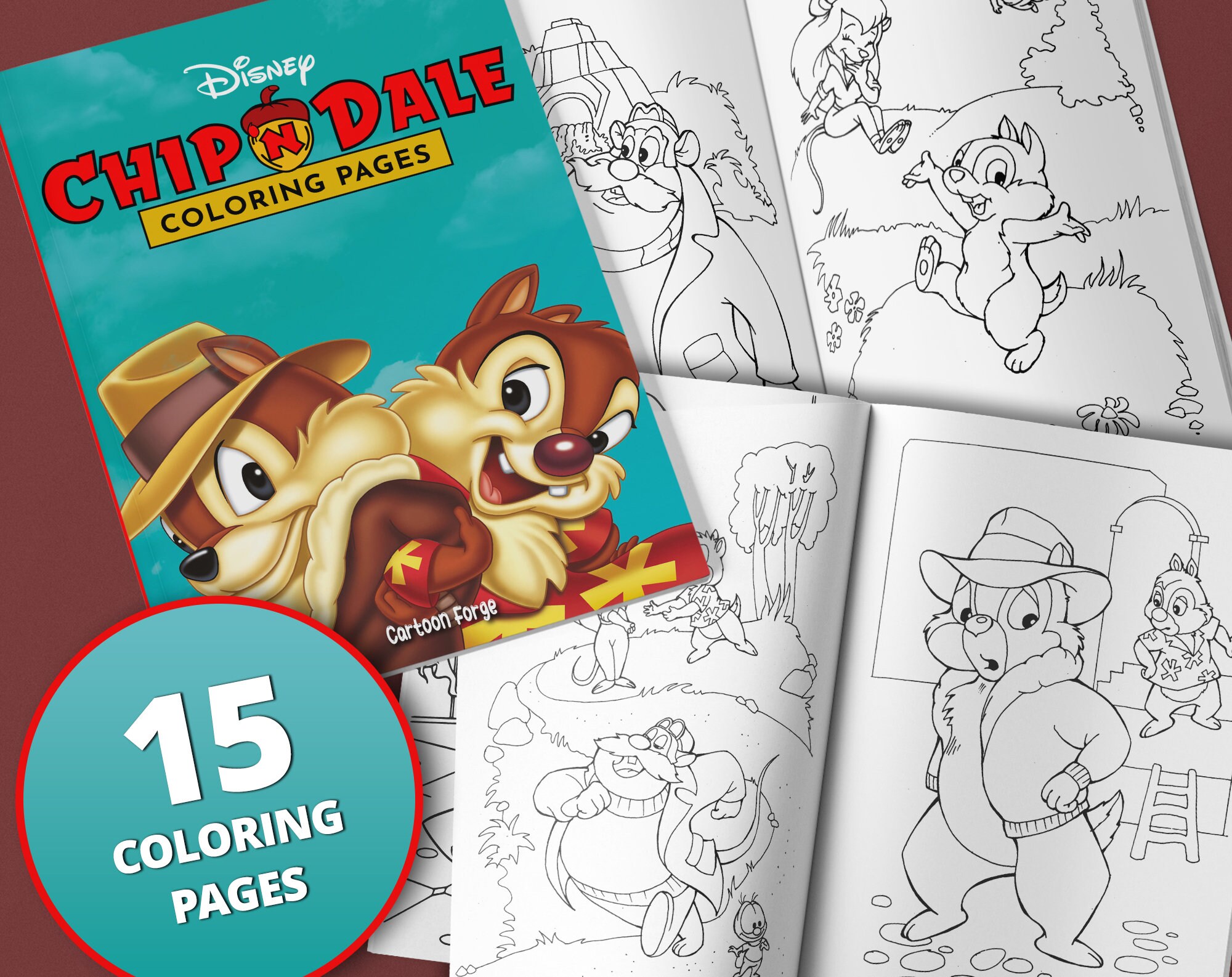 Chip And Dale Coloring Pages