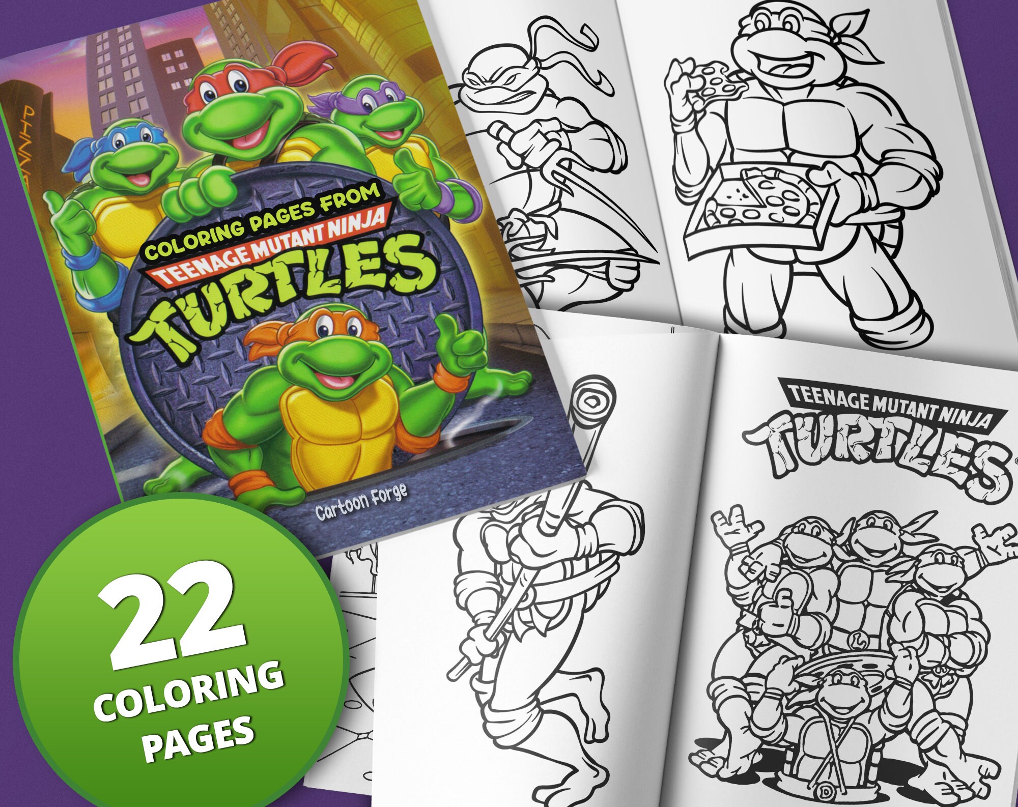 Teenage Muntant Ninja Turtles Coloring Pages
