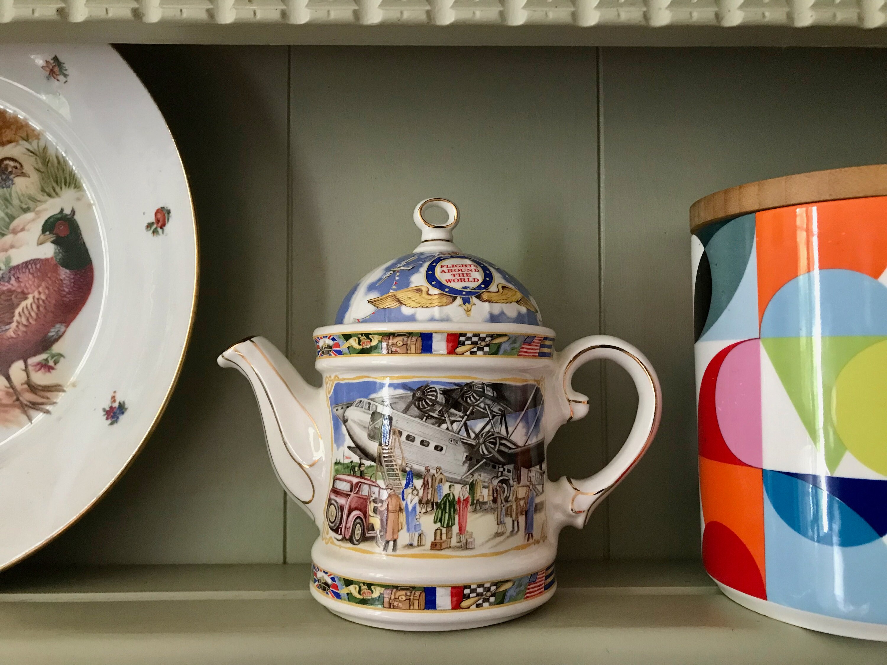 A Rare Teapot From the Famous James Sadler Factory of Stoke on Trent in ...