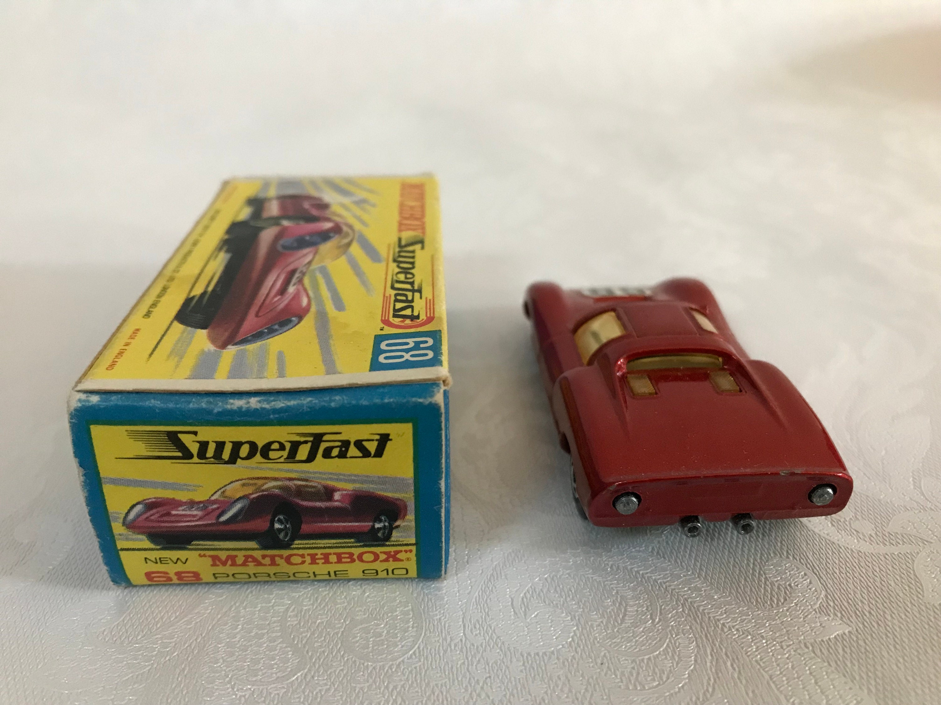 A Rare Porsche 910 Matchbox Superfast No68 by Lesney 1970 . British ...