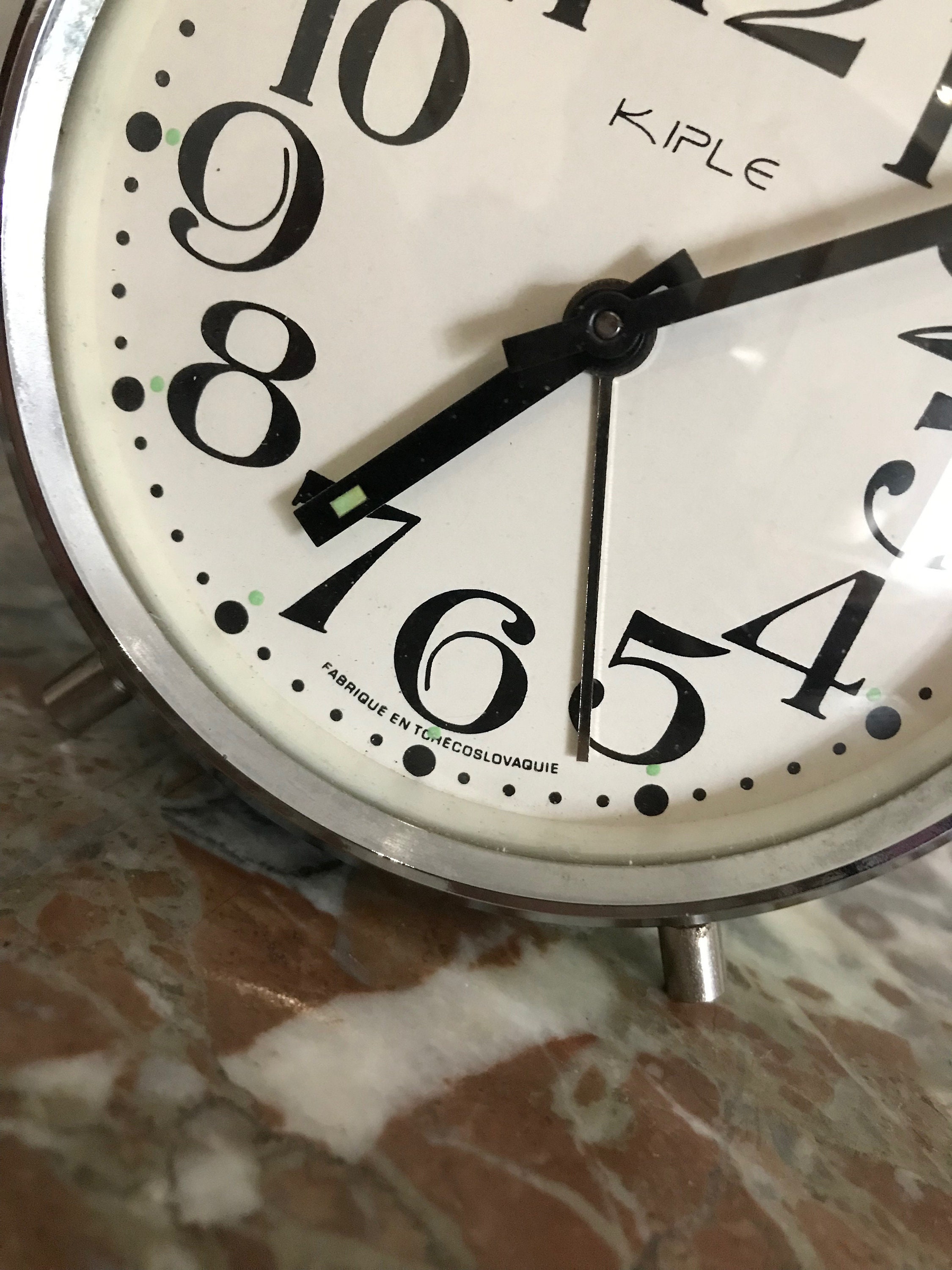 A Fully Functioning Rare Kiple Clock / Alarm Made in the Former ...