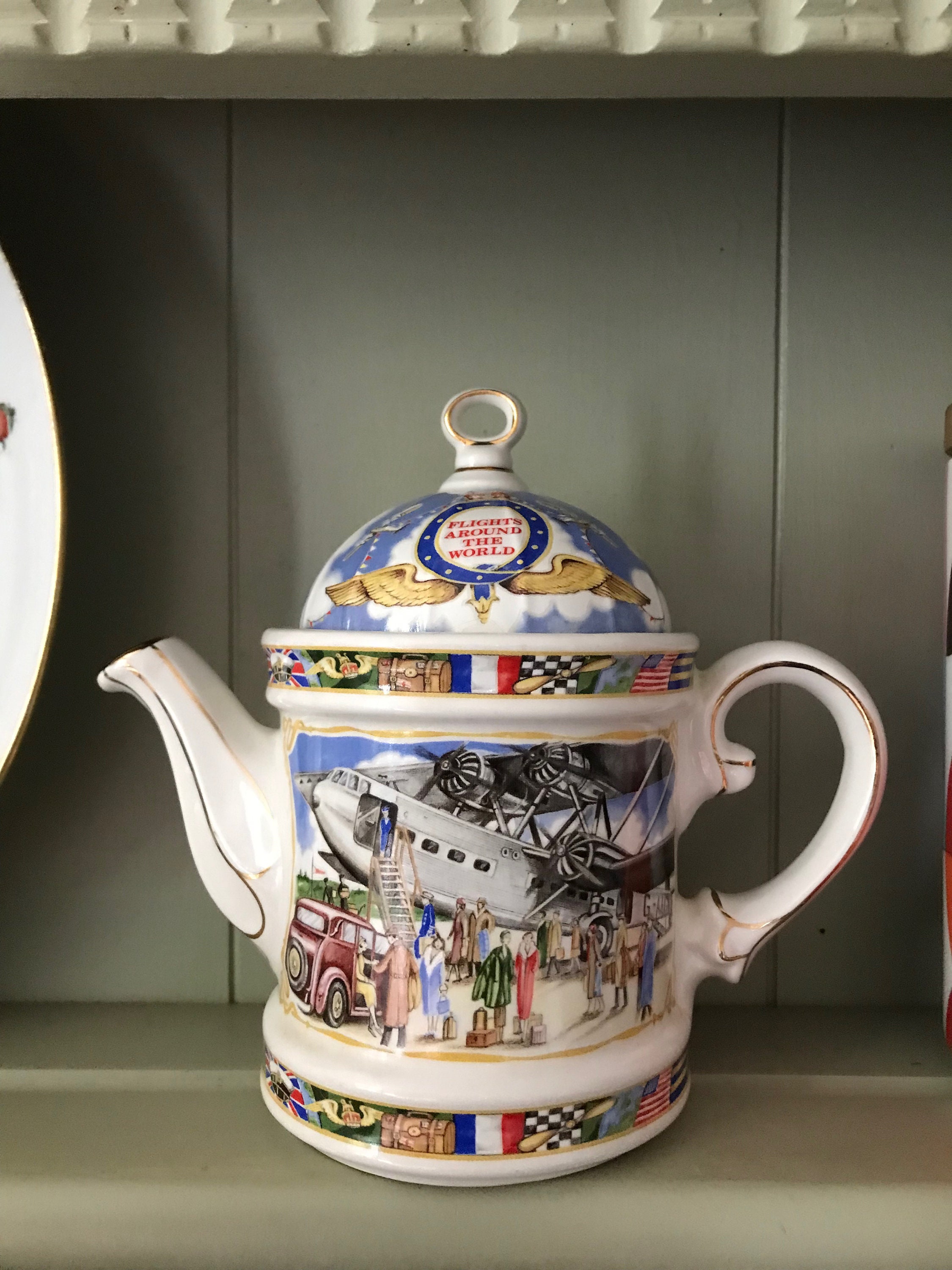 A Rare Teapot From the Famous James Sadler Factory of Stoke on Trent in ...