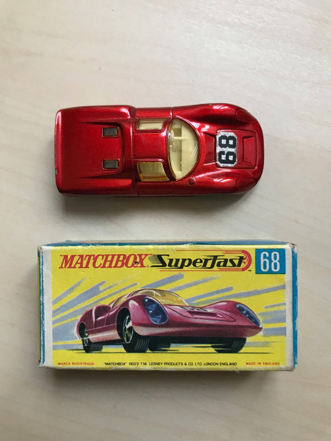 A Rare Porsche 910 Matchbox Superfast No68 by Lesney 1970 . British ...