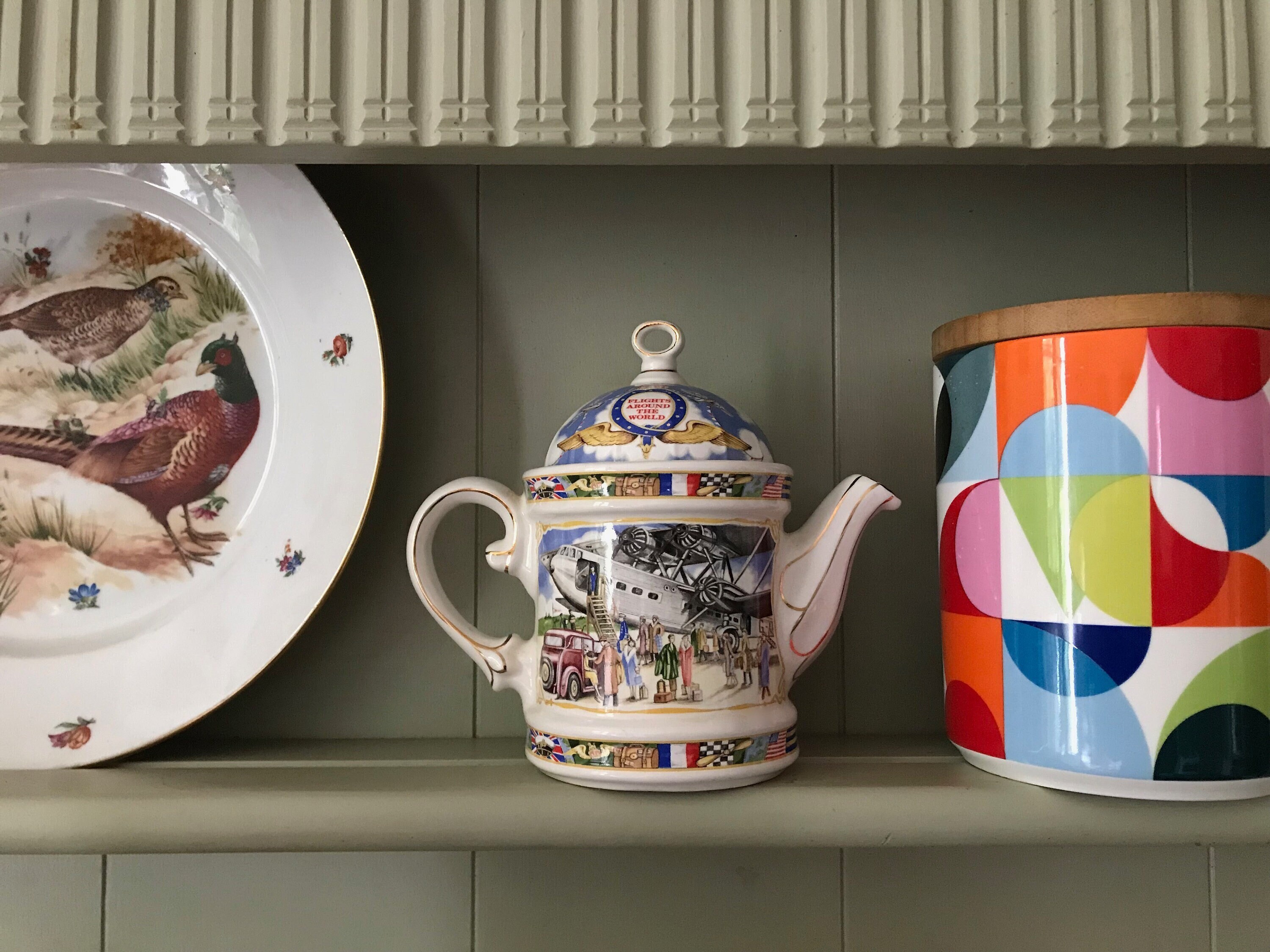 A Rare Teapot From the Famous James Sadler Factory of Stoke on Trent in ...