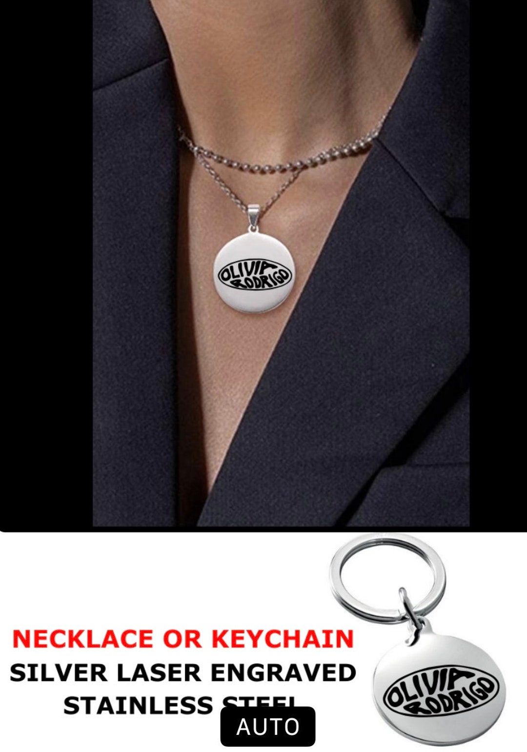 Olivia Rodrigo Guts Vampire Pendant chain Not Included - Etsy