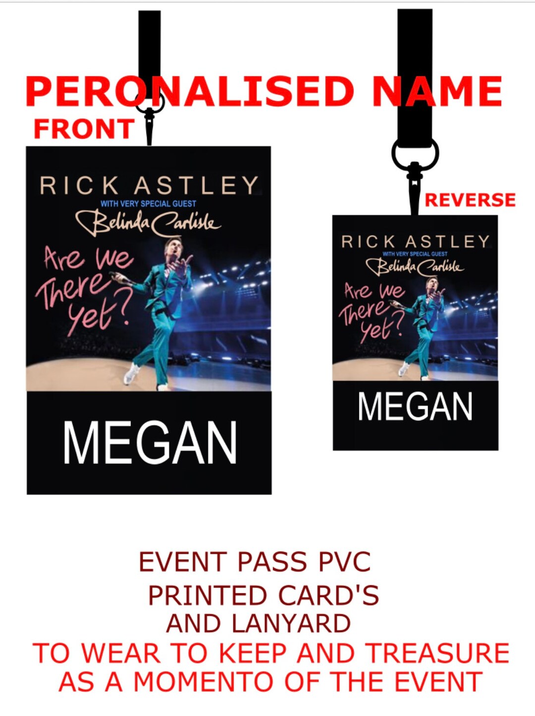 Girls Aloud Reunion Tour 2024 Merch PVC Card Lanyard Personalised - Etsy