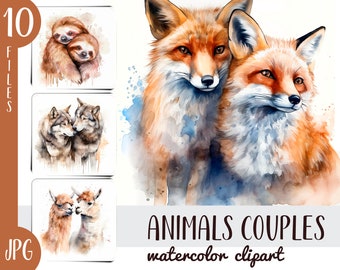 Watercolor Mice in Cups Clipart Cute Rat and Mug Digital - Etsy