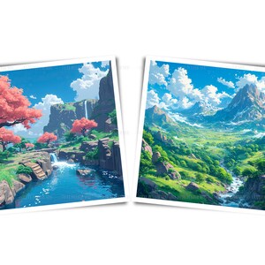 Anime Backgrounds Clipart - China Video Game, Japanese Midday Landscape ...