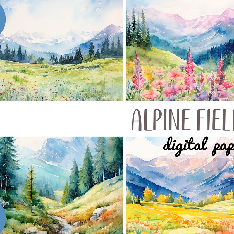 Natural Watercolors - Etsy