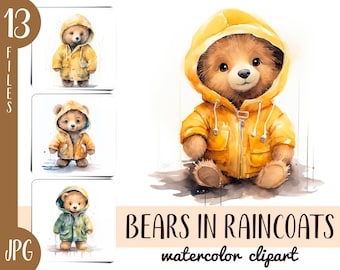 Clipart Cartoon of a Happy Teddy Bear Running, Animal Illustration, Ai ...