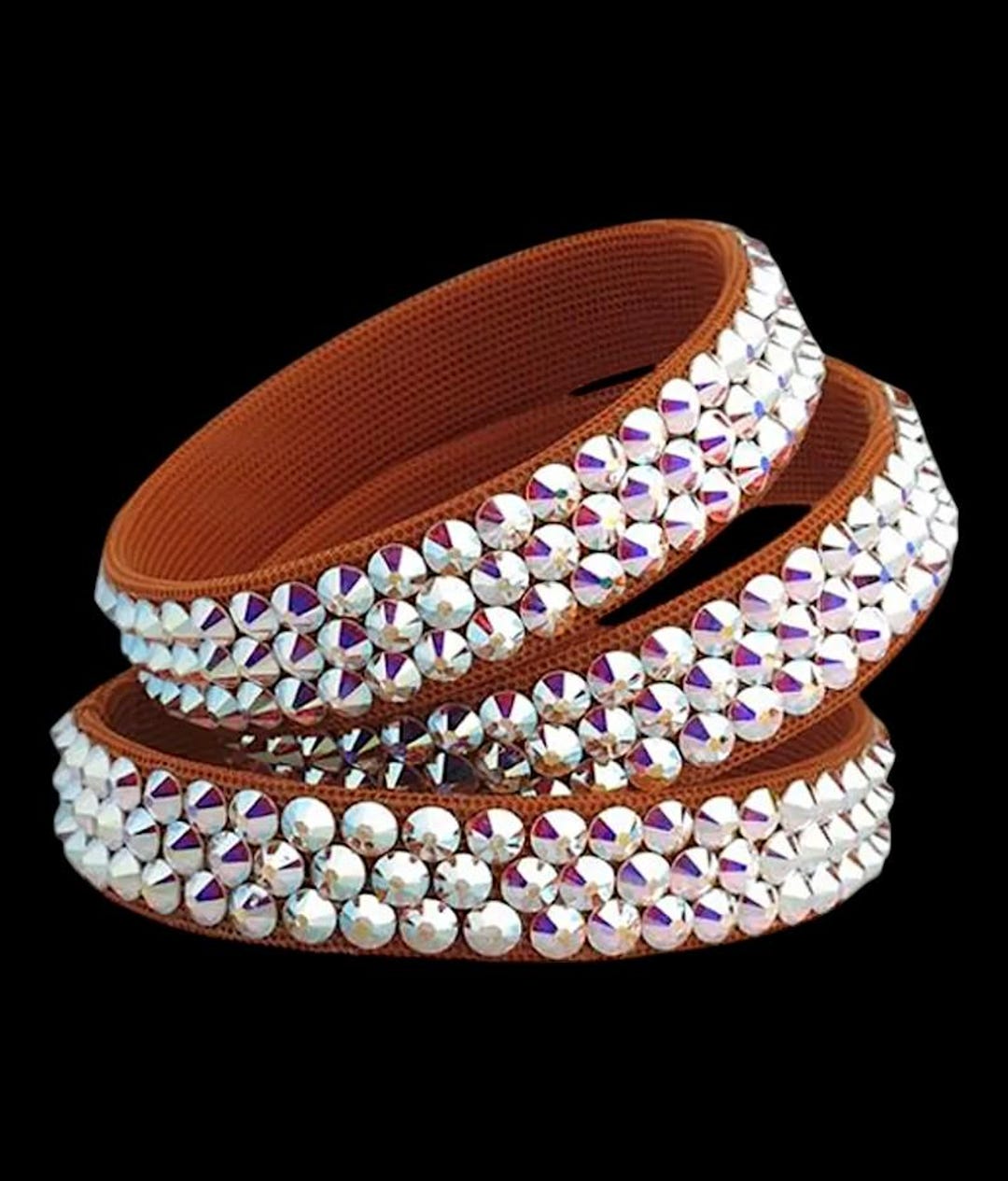 Dance Jewelry, Set of Three Rhinestone Bangles for Ballroom Dancing - Etsy